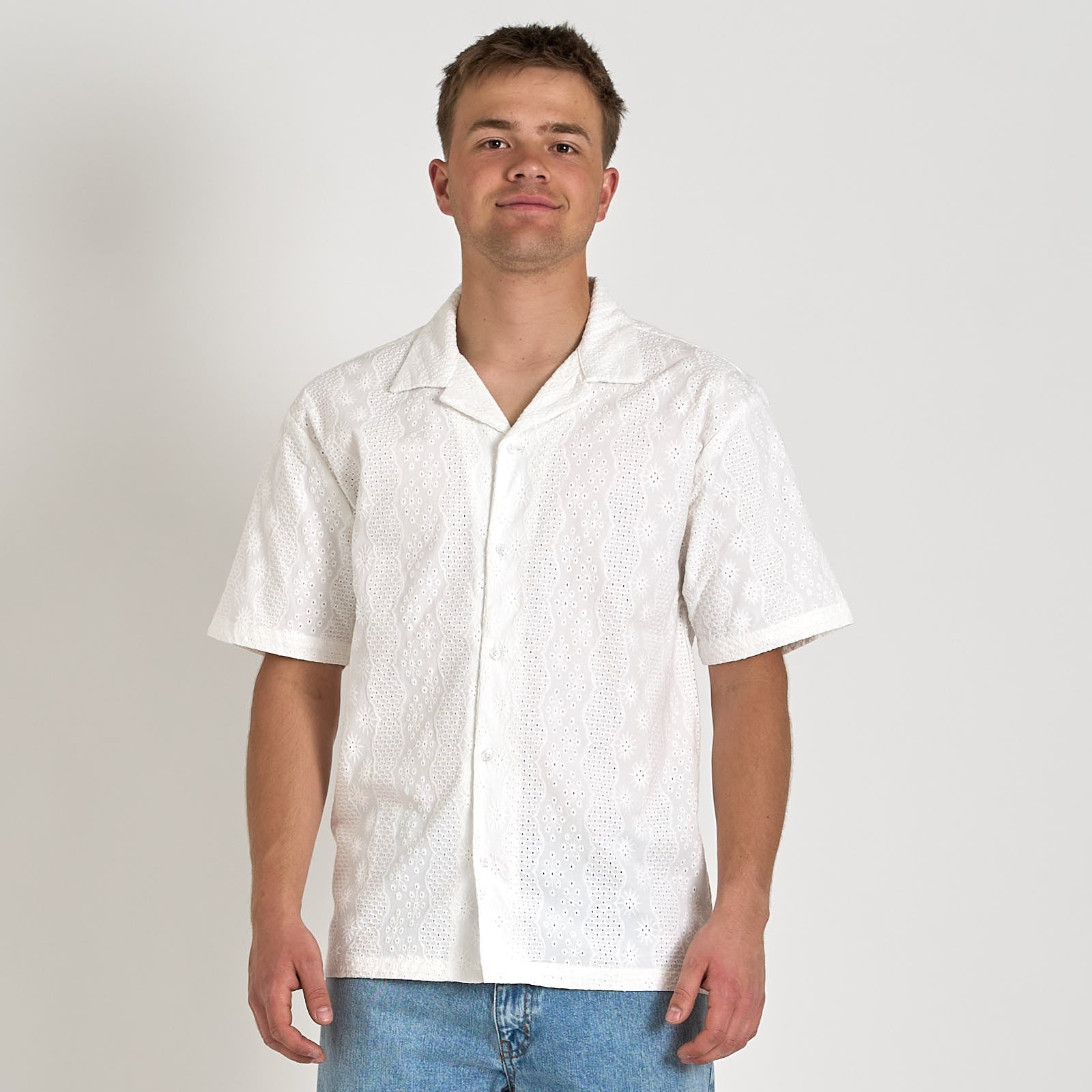 Crochet shirt ss – Kings Queens