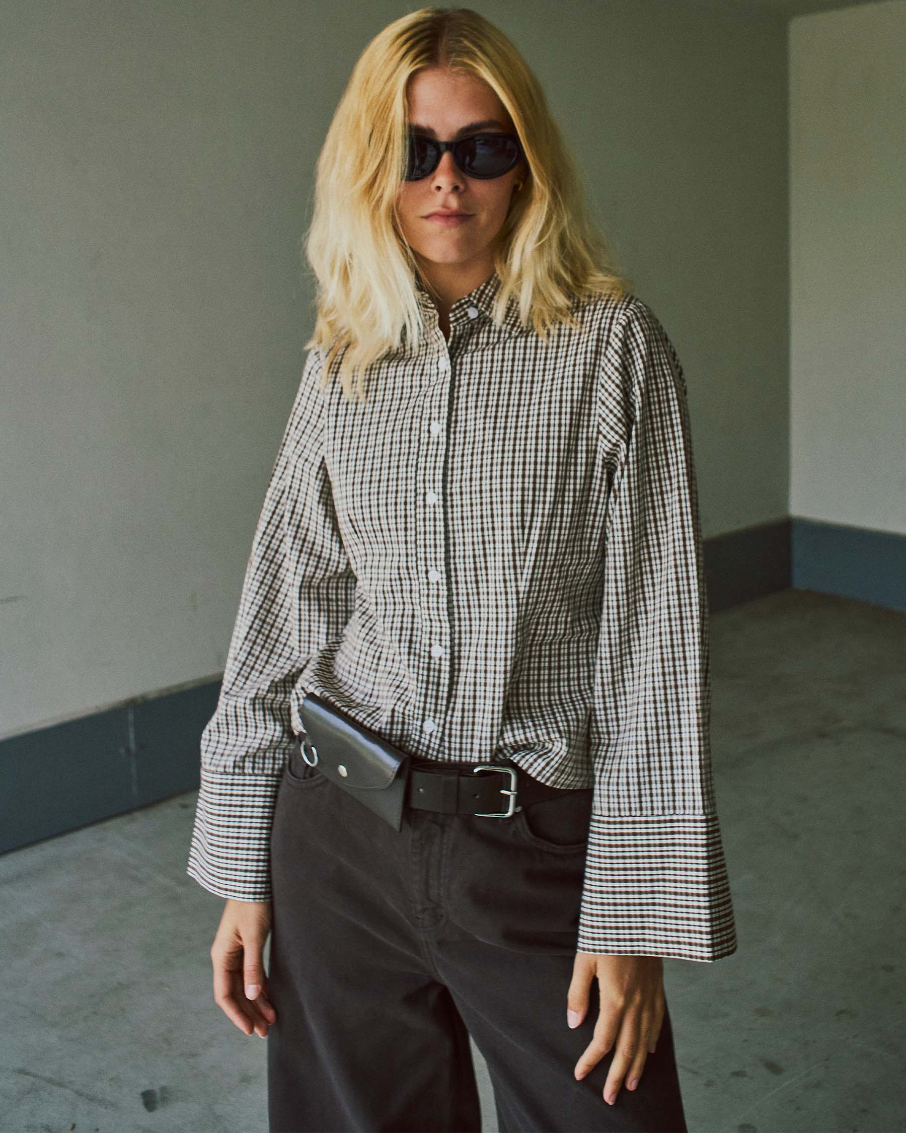 Dina check shirt – Kings Queens